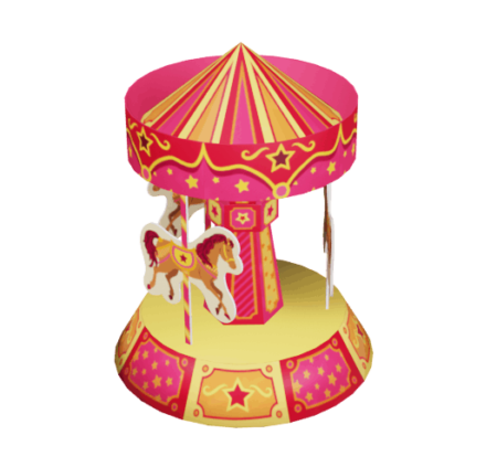 Carousel Classic - Papercraft- Paper model - download from PaperScene